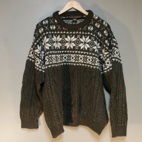 Inis Crafts | Sweaters | Mens Inis Crafts 0 Irish Merino Wool Crew Neck ...